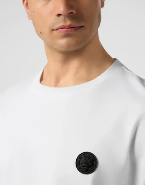 PLEIN SPORT Round Neck T-shirt 3d Tiger - White