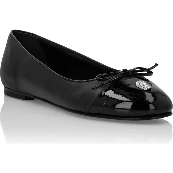 Philipp Plein Skull Ballerinas