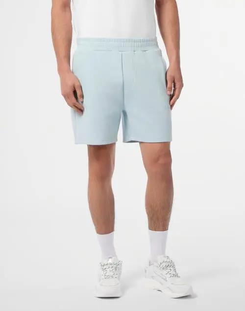 PLEIN SPORT Pique Jogging Shorts - Lightblue