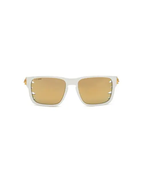 PLEIN SPORT Gaze Sunglasses - White/gold