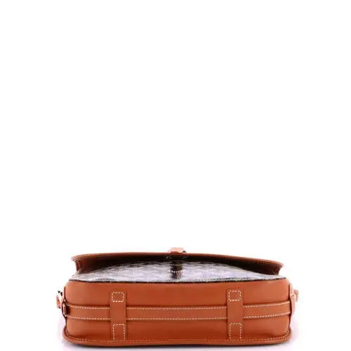 Goyard Belvedere Ii Messenger Bag Coated Canvas Mm - Brown