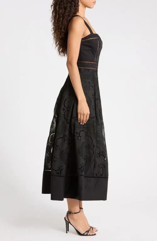 House Of Cb Ava Embroidered Sleeveless Maxi Dress