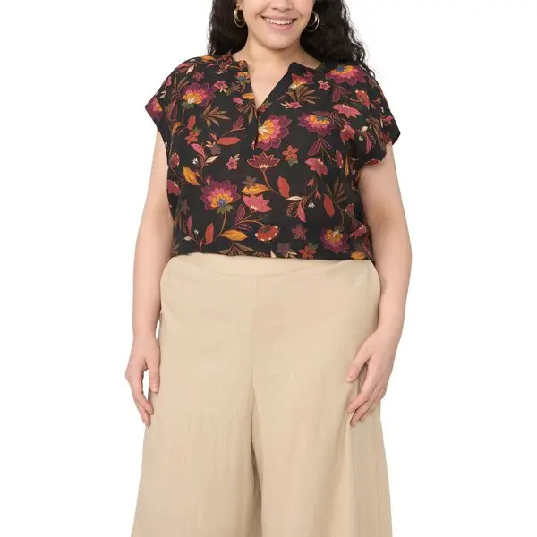 Vince Camuto Print Top