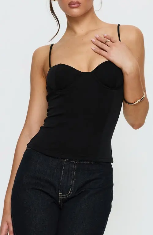 Princess Polly Anataza Underwire Camisole - Black