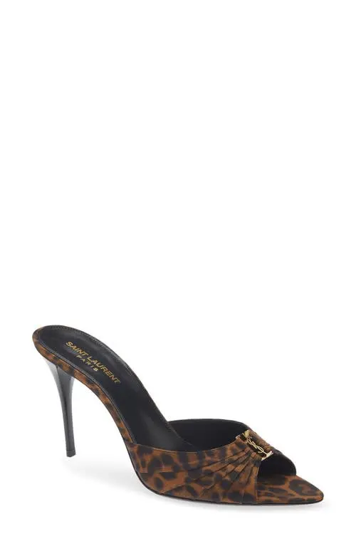 Saint Laurent Babylone Slide Sandal