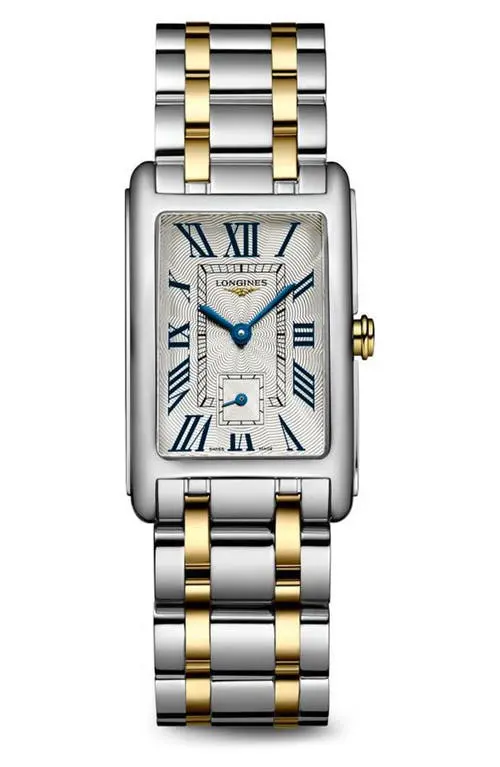 LONGINES Dolcevita Two-tone Stainless Steel And Gold Bracelet Watch - Silver
