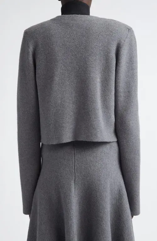 Brandon Maxwell The Ryder Virgin Wool Crop Jacket