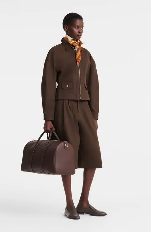 Longchamp Daylong Chevron Xl Travel Messenger Bag