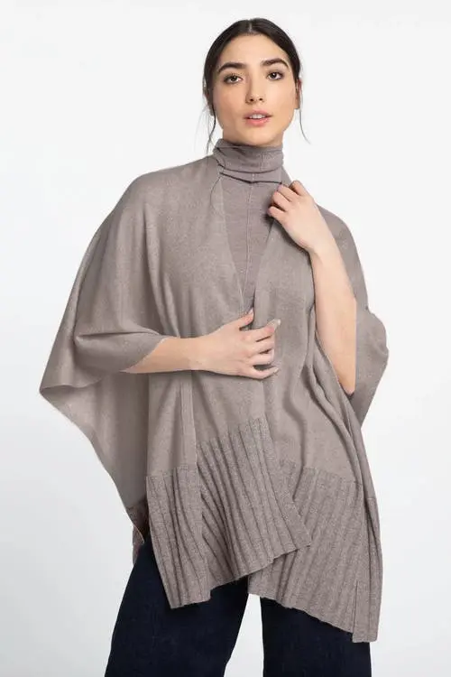 Kinross Cashmere Ruana Wrap