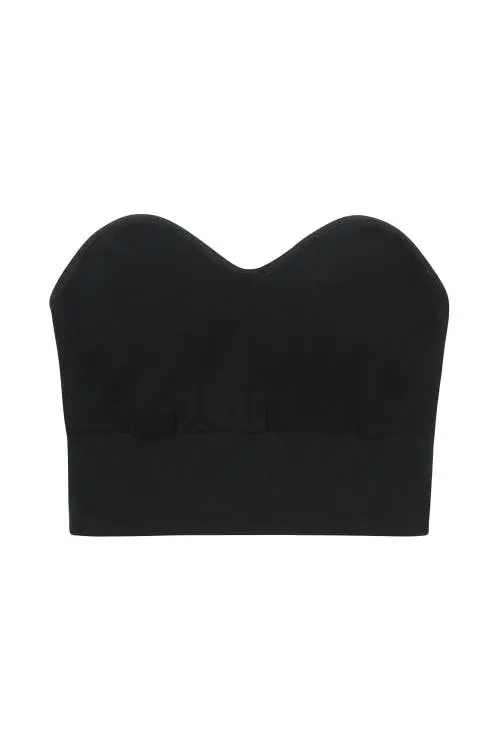 BRABAR Soft Strapless Bra Top - Black