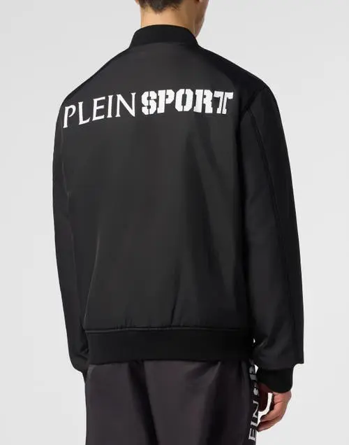 PLEIN SPORT Bomber Scratch Jacket - Black