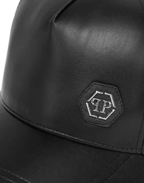Philipp Plein Eco Leather Baseball Cap