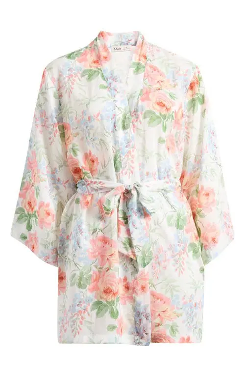 ETAM Orchidee Deshabille Lace Trim Robe