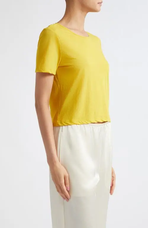 LESET Milo Crop T-shirt - Daffodil