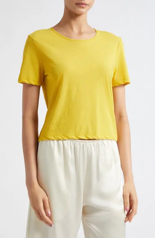 LESET Milo Crop T-shirt - Daffodil