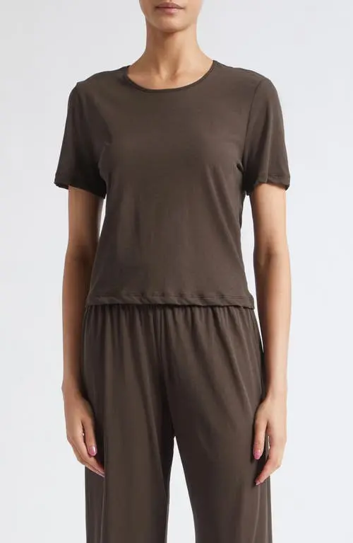 LESET Milo Crop T-shirt - Hickory