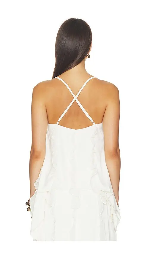 SNDYS. Sirena" Ruffled Camisole