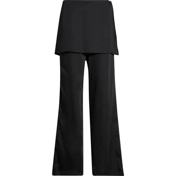 House Of Cb Leona Skirt Pants - Black