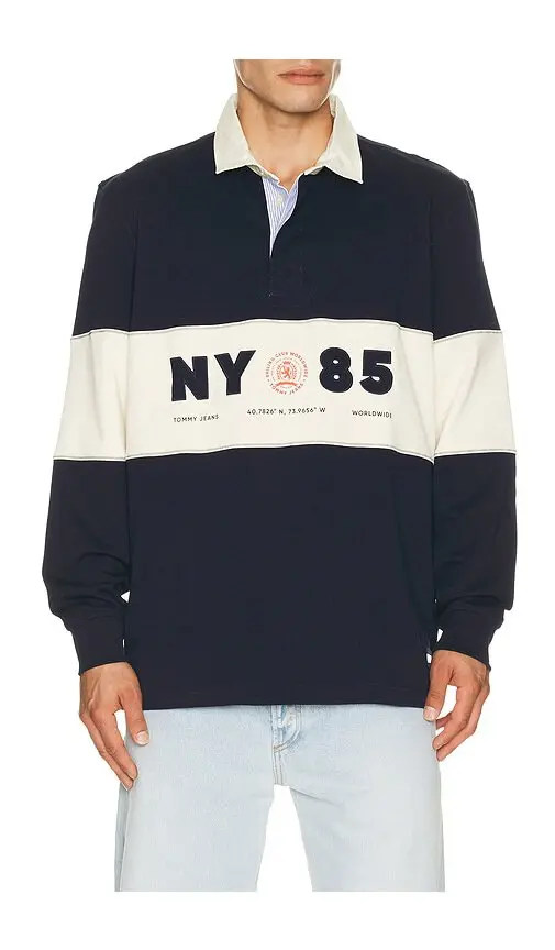 Tommy Hilfiger Relaxed Panel Rugby Shirt