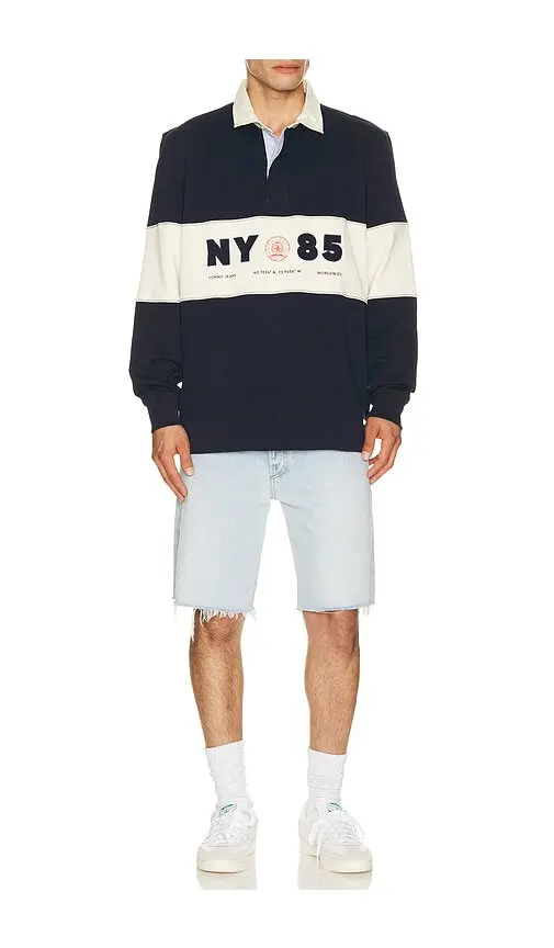 Tommy Hilfiger Relaxed Panel Rugby Shirt