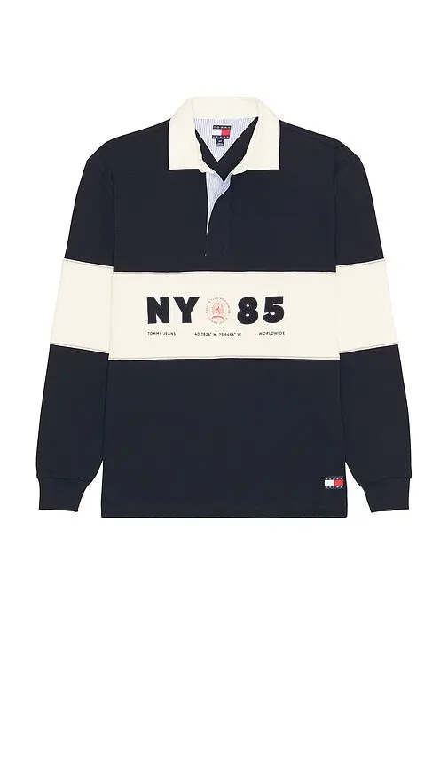Tommy Hilfiger Relaxed Panel Rugby Shirt