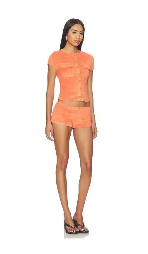 Superdown Terry Jersey Two-piece Set