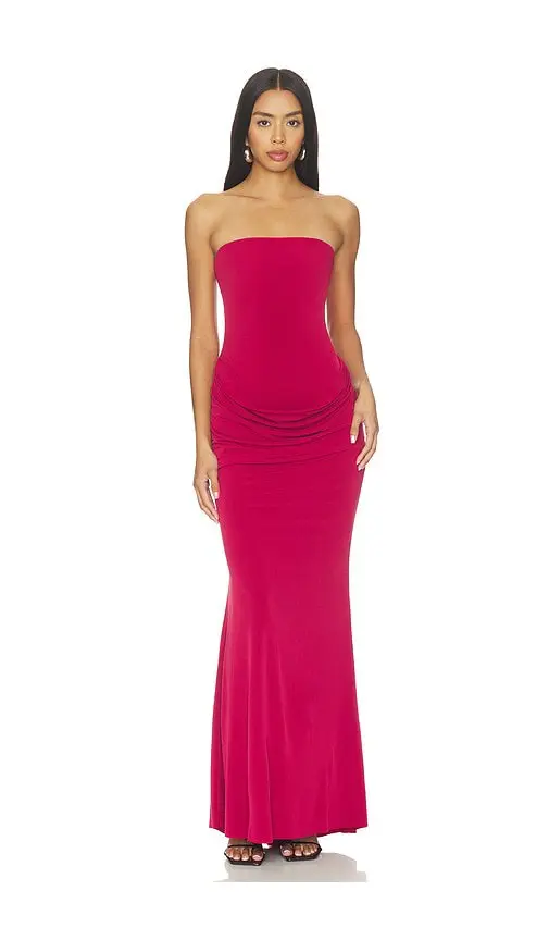 BANANHOT Elice Maxi Dress - Red