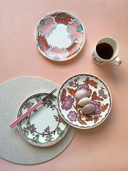 Twig New York Heritage Rosa Rugosa Salad Plate