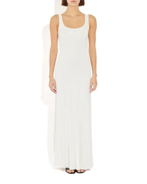 THE PARK Annie Maxi Dress - Blanc