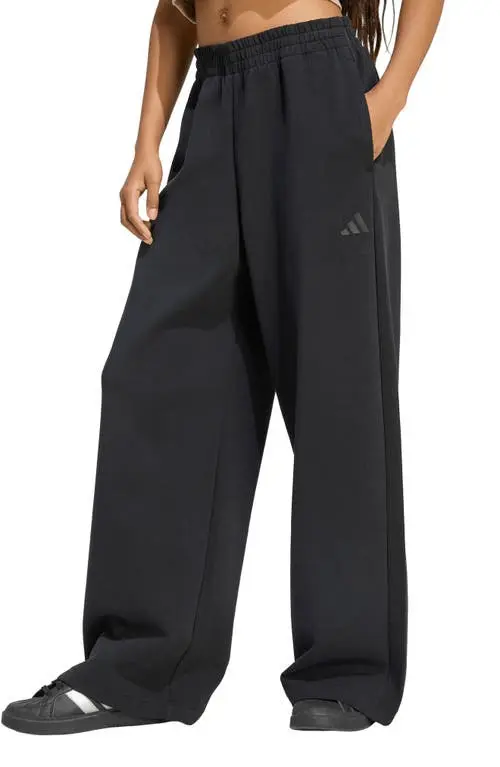 ADIDAS ORIGINALS Wide Leg Pants - Black