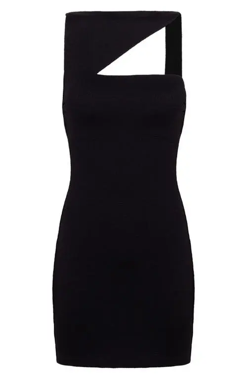 VIX PAULA HERMANNY Asymmetric Neck Sleeveless Minidress