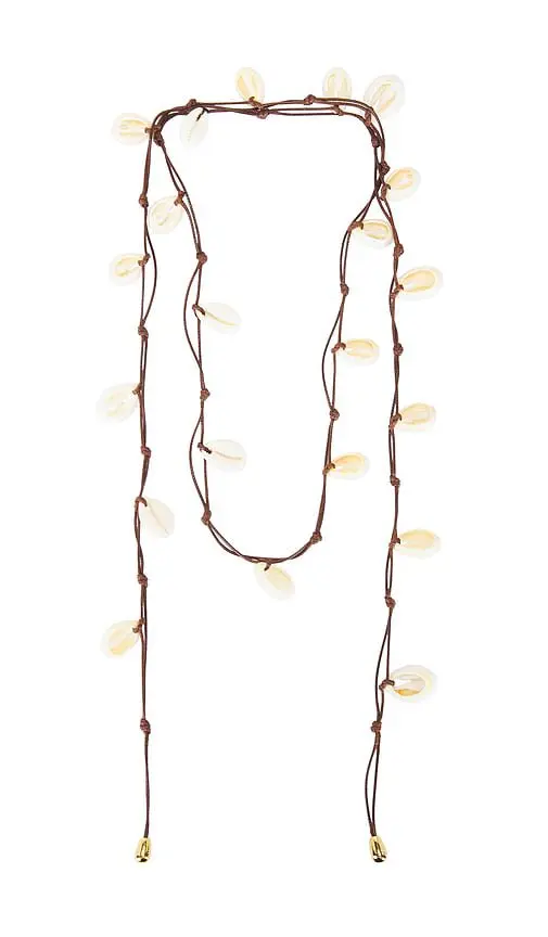 Éliou Kalua Wrap Necklace - Brown