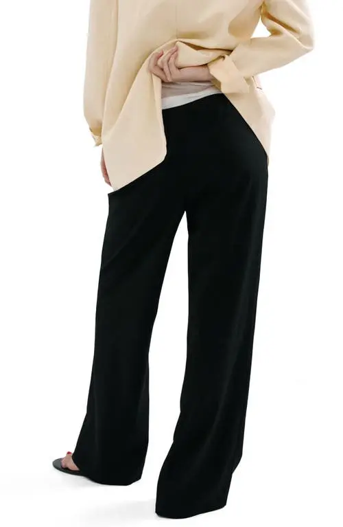 Mango Drawstring Straight Leg Pants