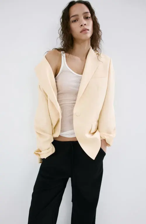Mango Drawstring Straight Leg Pants