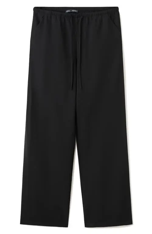 Mango Drawstring Straight Leg Pants
