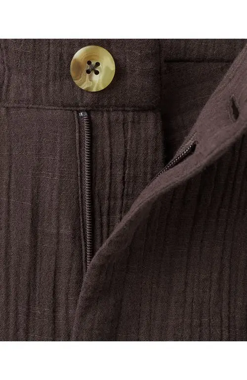 Mango Crinkled Cotton Balloon Pants