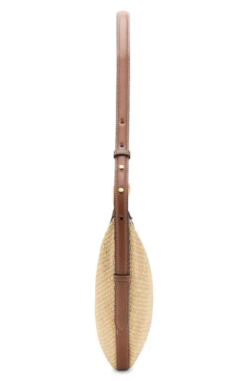 Mango Textured Woven Shoulder Bag