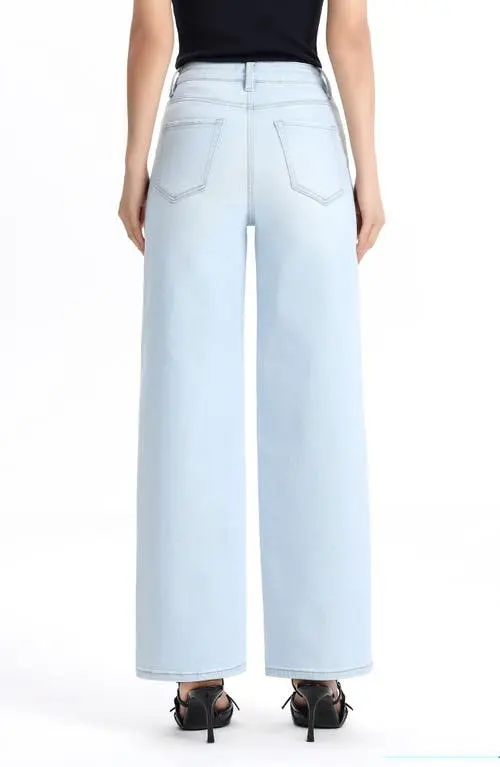 BAYEAS High Waist Ankle Tapered Jeans