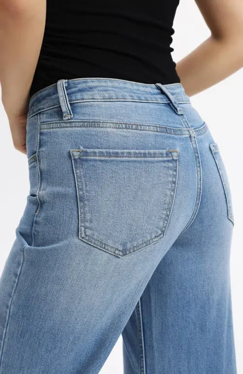 BAYEAS Mid Rise Wide Leg Jeans