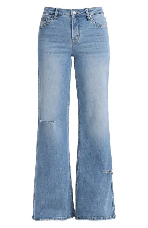 BAYEAS Mid Rise Wide Leg Jeans