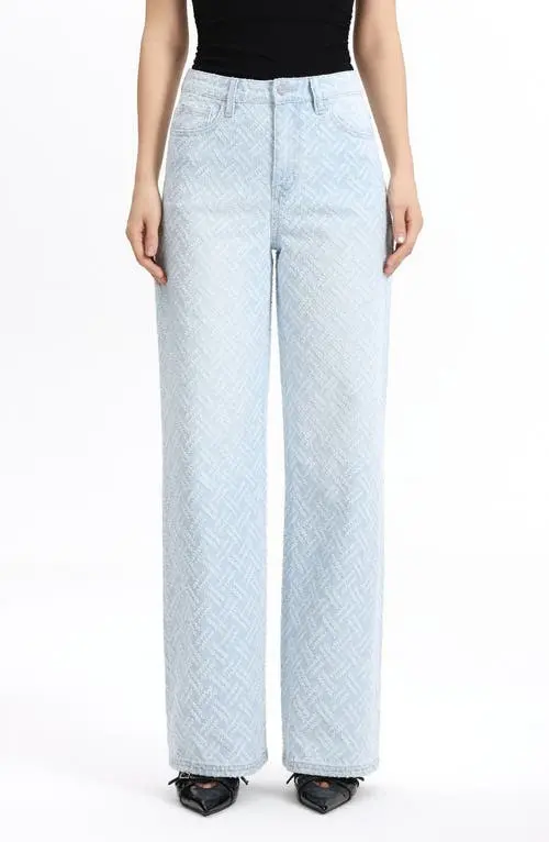 BAYEAS High Waist Straight Leg Jeans - Nebula