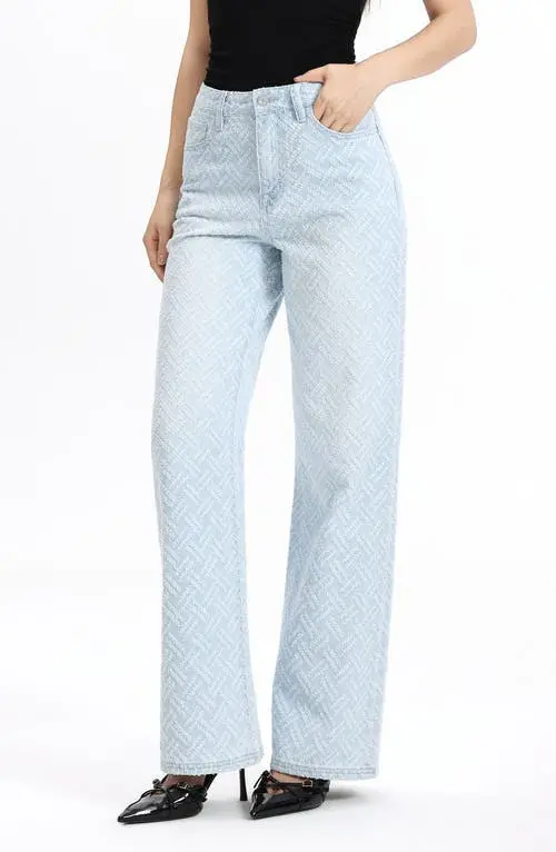 BAYEAS High Waist Straight Leg Jeans