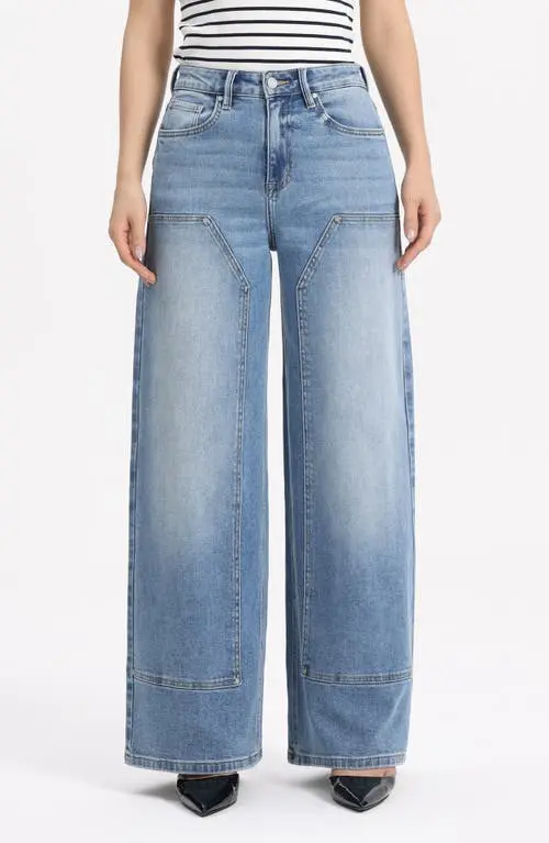 BAYEAS High Waist Barrel Leg Jeans