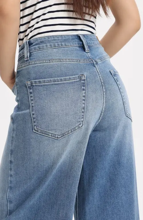 BAYEAS High Waist Barrel Leg Jeans