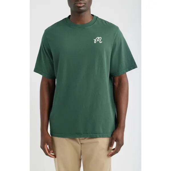 MALBON Bermuda Lures Cotton Graphic T-shirt - Forest