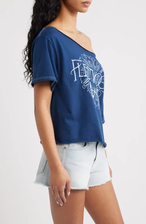 MERCH TRAFFIC Fleetwood Mac Off The Shoulder Tee