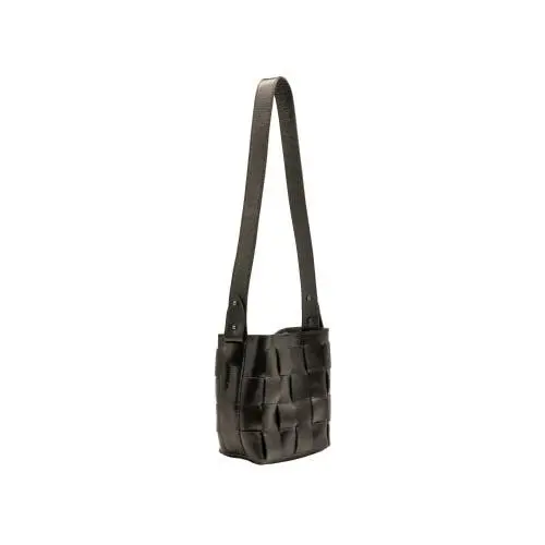 SABANDIJA Coyote Woven Leather Handbag