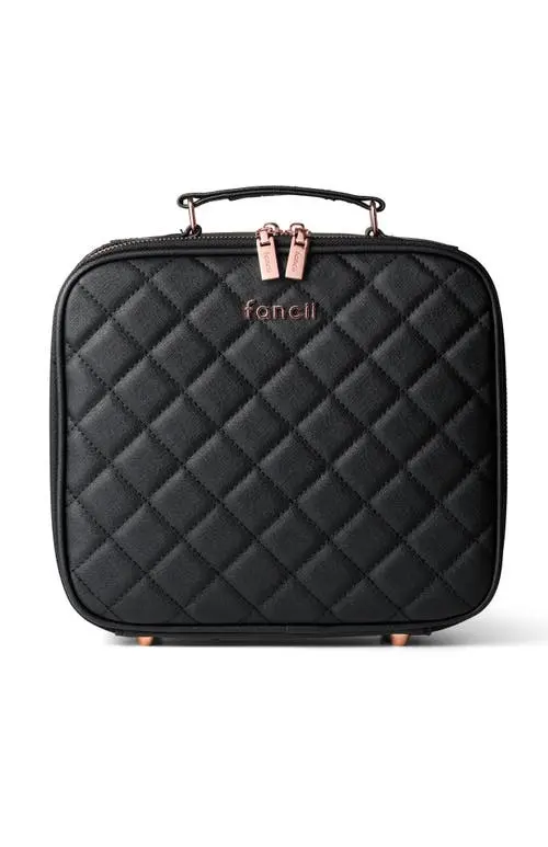 FANCII Madison Quilted Vegan Leather Makeup Case