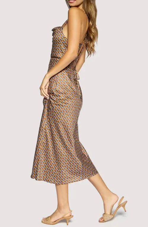 LOST + WANDER Nights In Capri Low Back Midi Dress