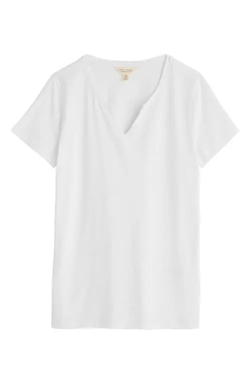 SEASALT CORNWALL Kellow Organic Cotton V-neck T-shirt - Salt
